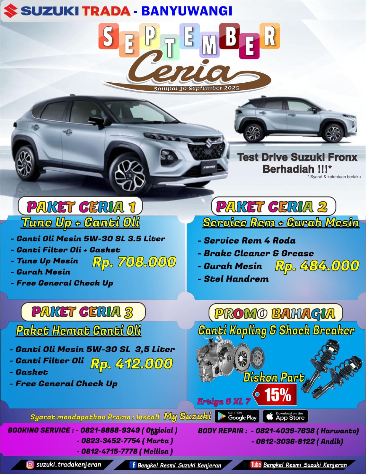 PROMO SUZUKI MOBIL BANYUWANGI SEPTEMBER CERIA - BUANA INDOMOBIL TRADA